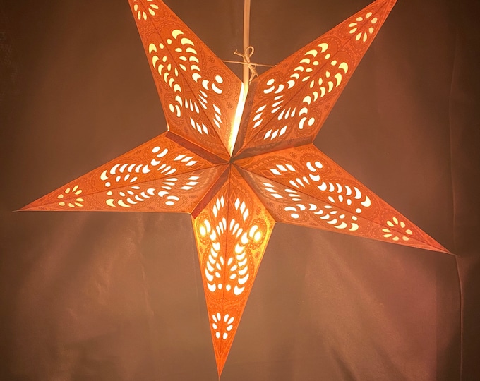 24” Paper Star Lanterns,christmas Lights, Holiday Decorations, Home ...