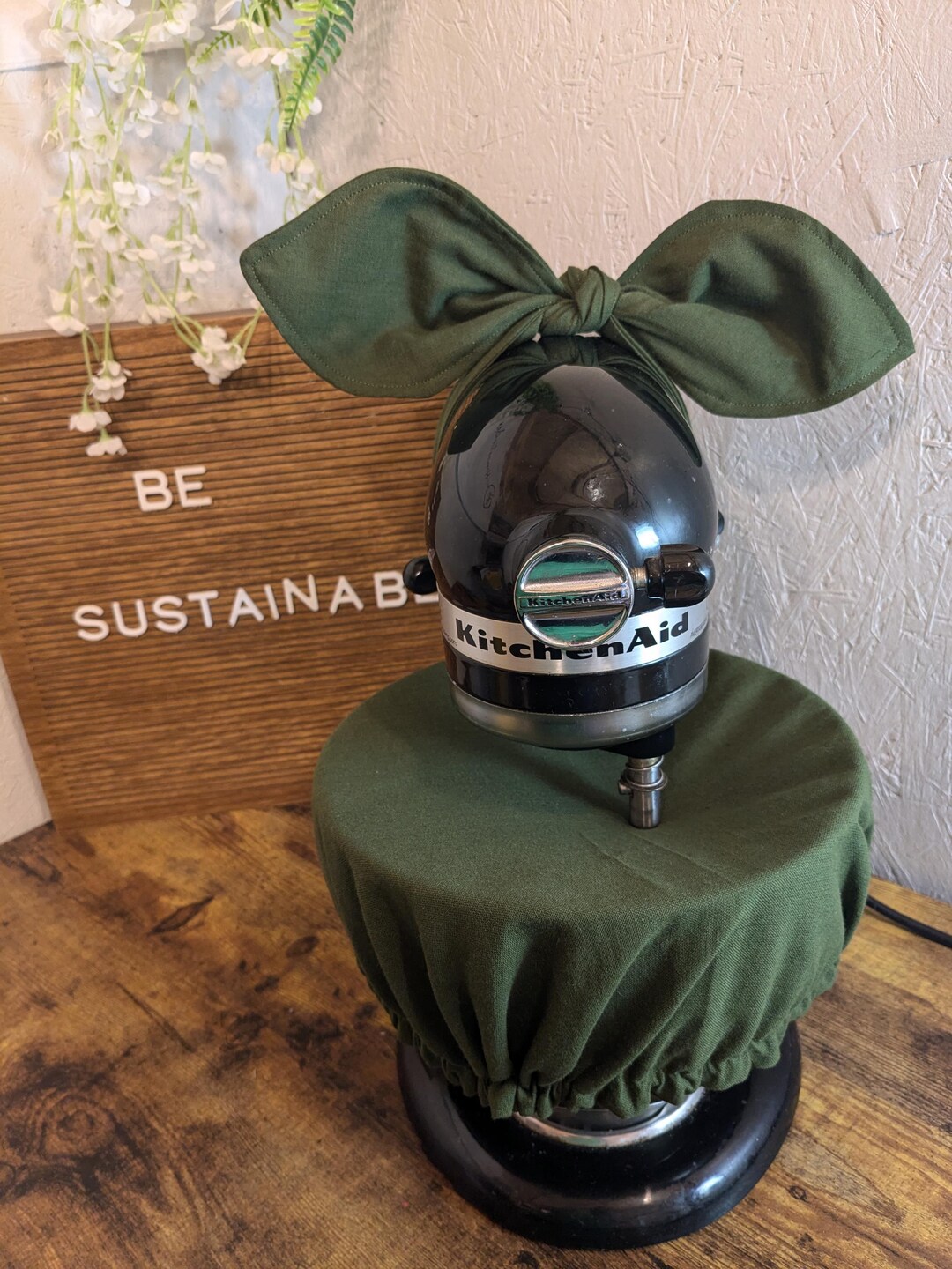 Bow and Mixing Bowl Cover - Two-piece Kitchenaid Mixer Bowl Cover and ...