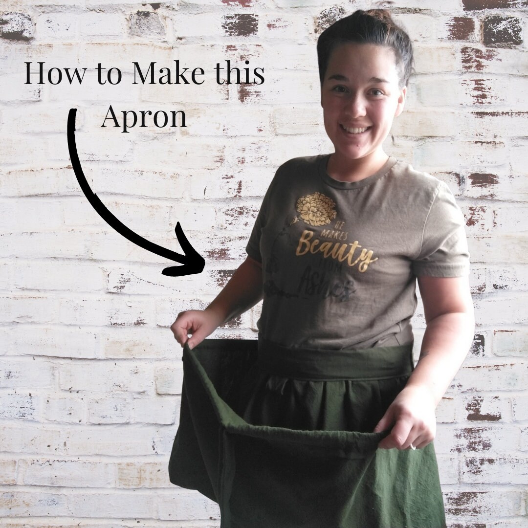 Gathering Apron Sewing Pattern: Harvest Apron DIY (PDF Download) - Etsy