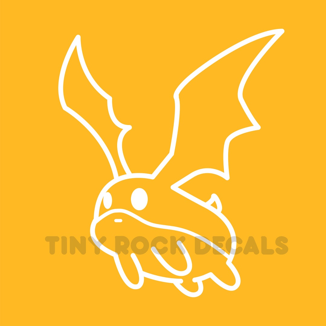 Flying Patamon Vinyl Decal - Etsy