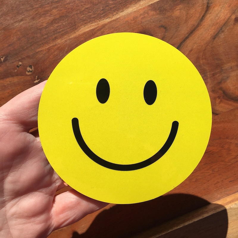 Smiley Face Stickers - Etsy