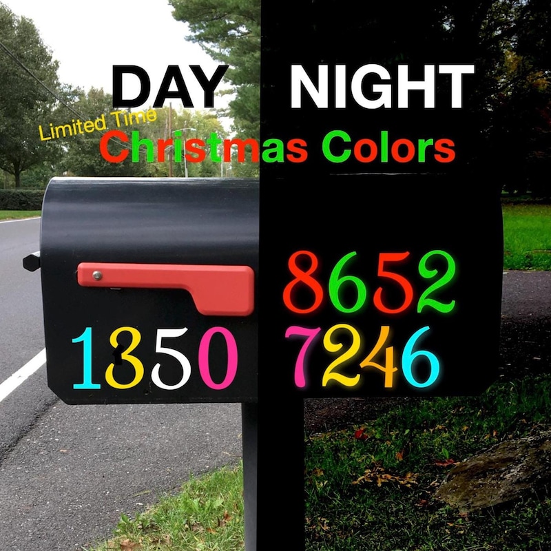 Square Mailbox Decals - Etsy