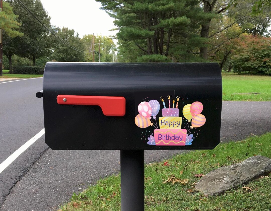 Mailbox Magnet-happy Birthday Cake - Etsy