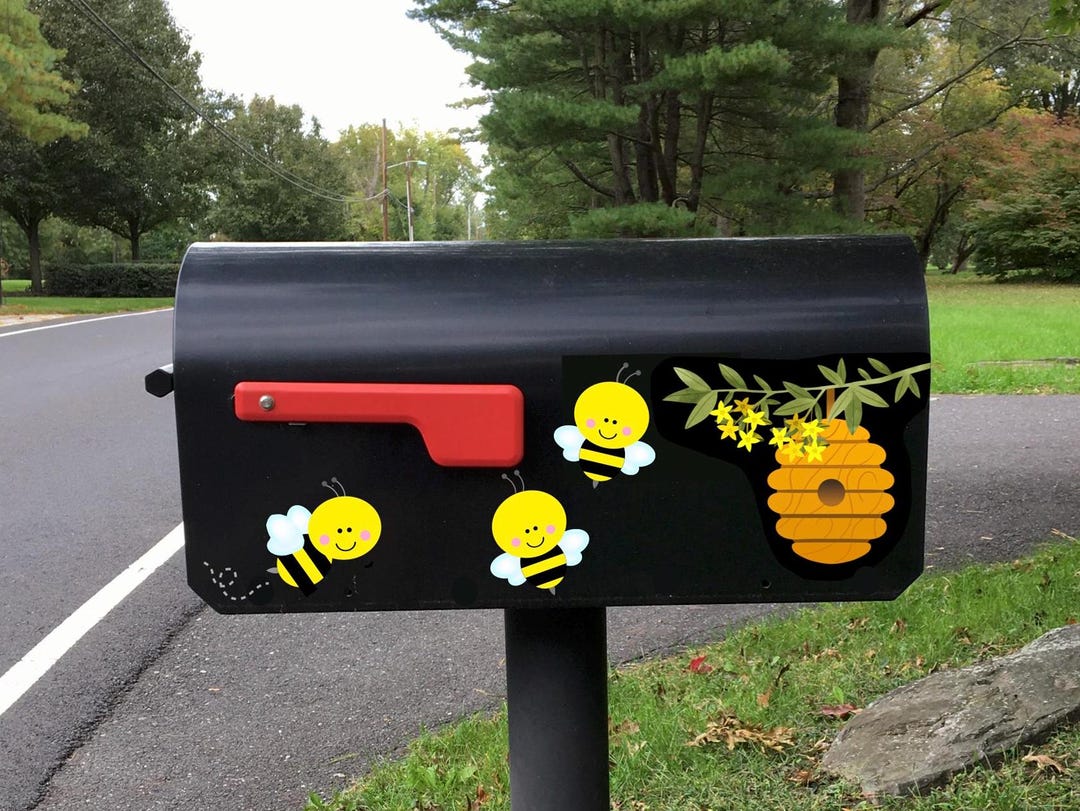 Mailbox Magnets- Bumblebees and Beehive - Etsy