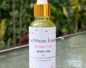 Birthday Cake Body Oil - Etsy