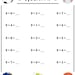 10 Printable Addition Worksheets. Numbers 1-10. Pre-school ...