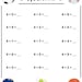 10 Printable Addition Worksheets. Numbers 1-10. Pre-school ...