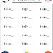 10 Printable Addition Worksheets. Numbers 1-10. Pre-school ...