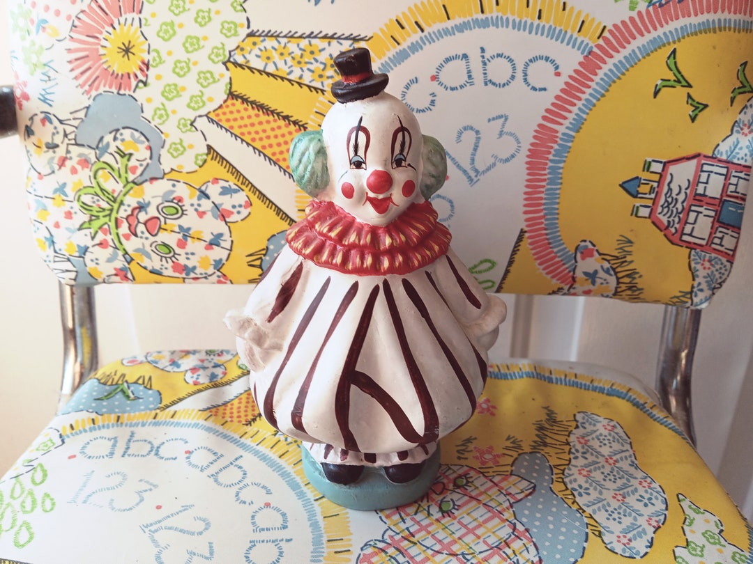 Rare Enesco Clown Piggy Bank - Etsy
