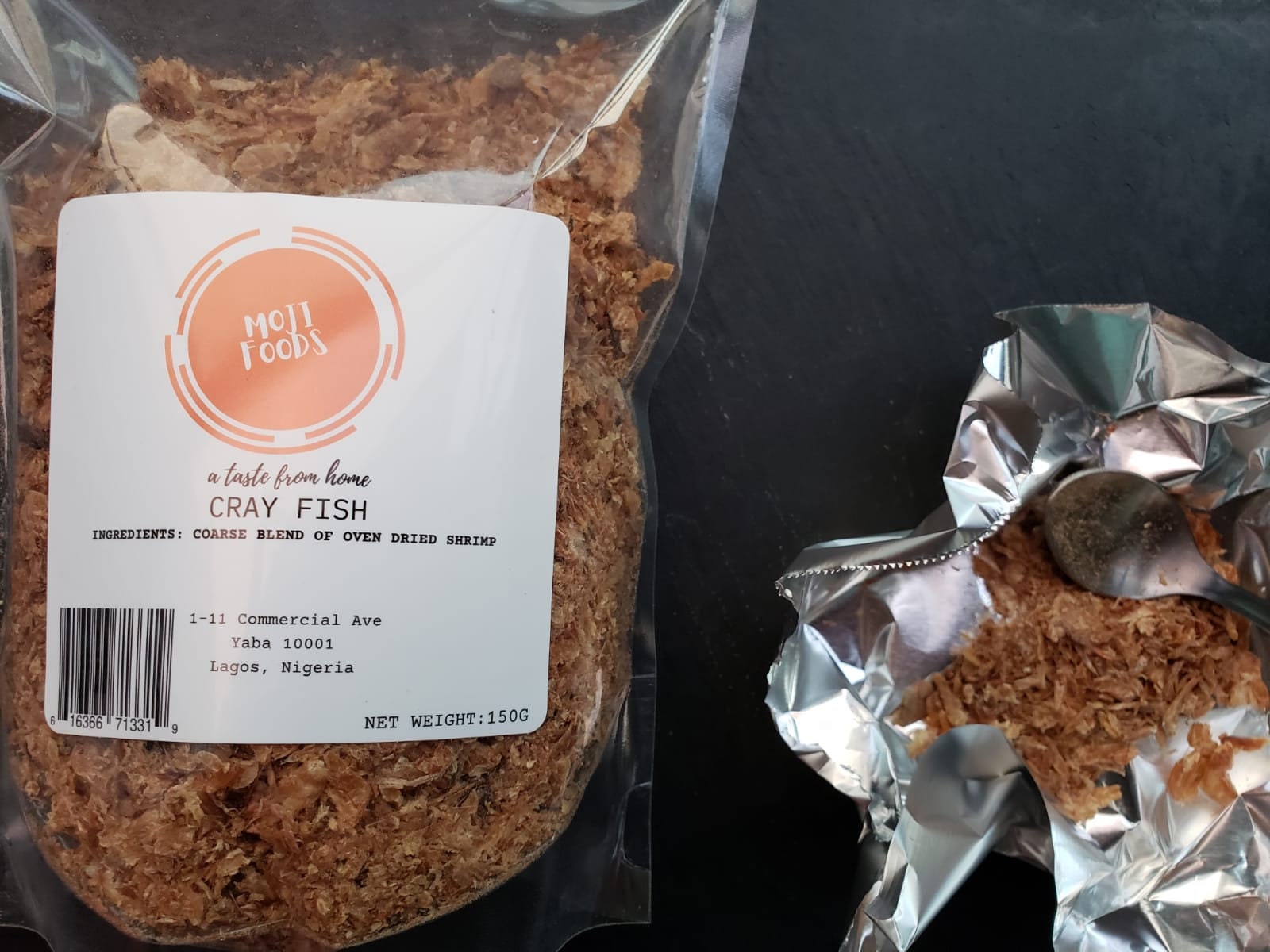 WHOLESALE- Crayfish Nigerian Blended Ground 10oz 300grams FREE Shipping ...