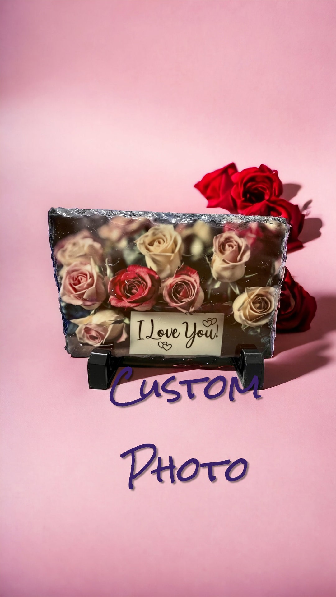Custom Stone Photo Frame - Etsy