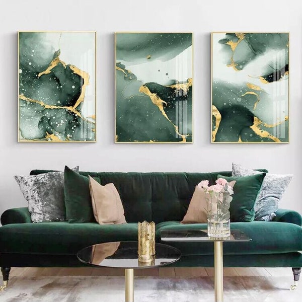 Emerald Wall Art - Etsy