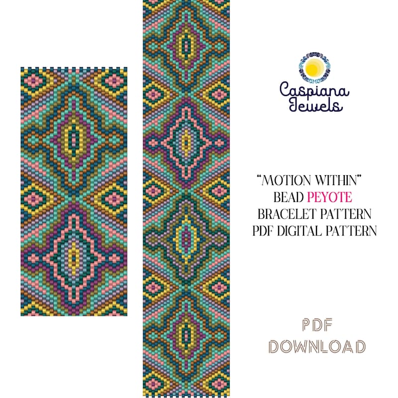 Peyote Pattern Alphabet - Etsy