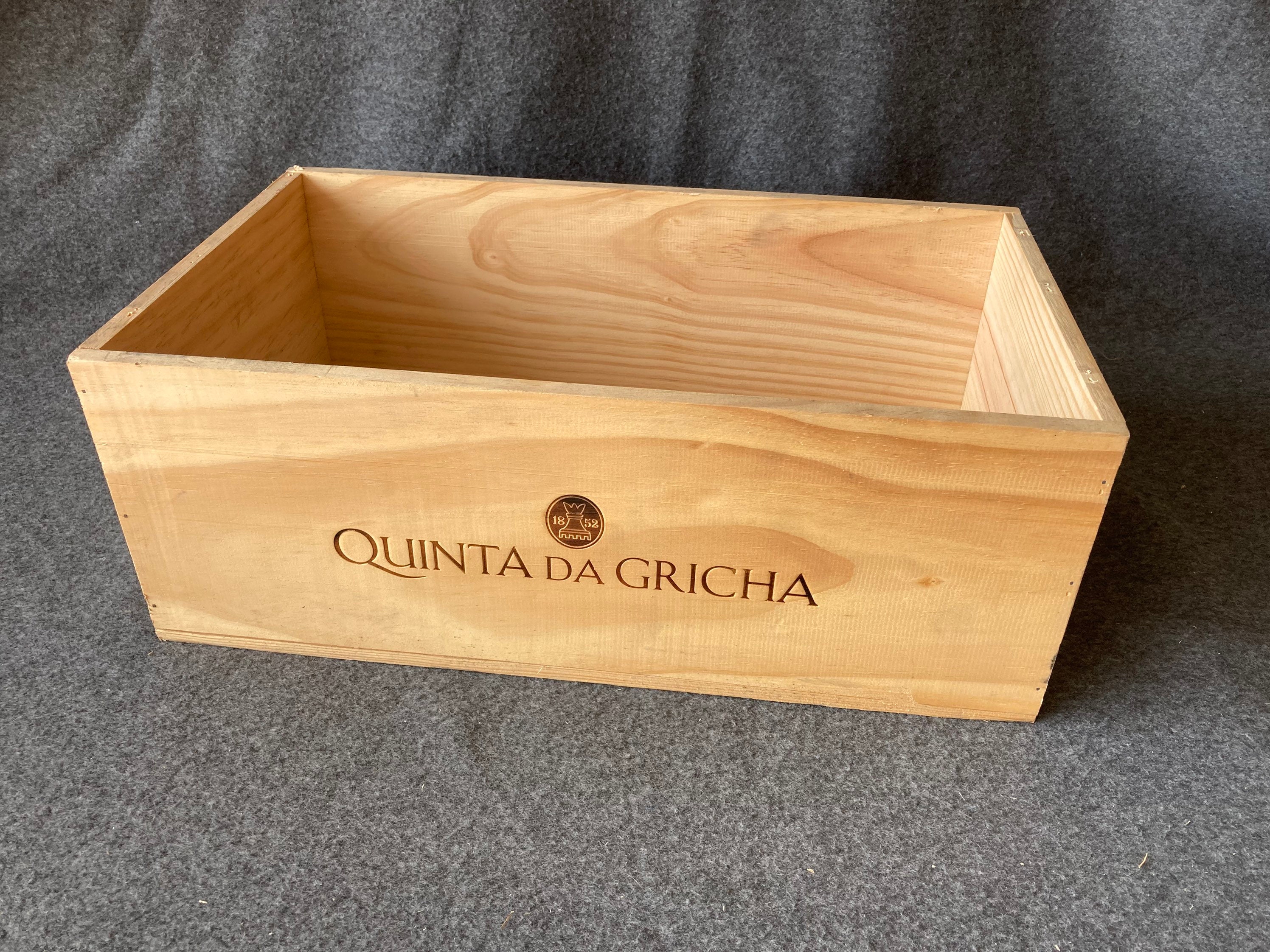 Genuine Wooden Port Bottle Box Planter Upcycle Project Etc - Etsy UK