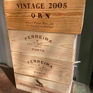 Genuine Wooden Port Bottle Box - Planter, Upcycle, Project Etc - Etsy UK