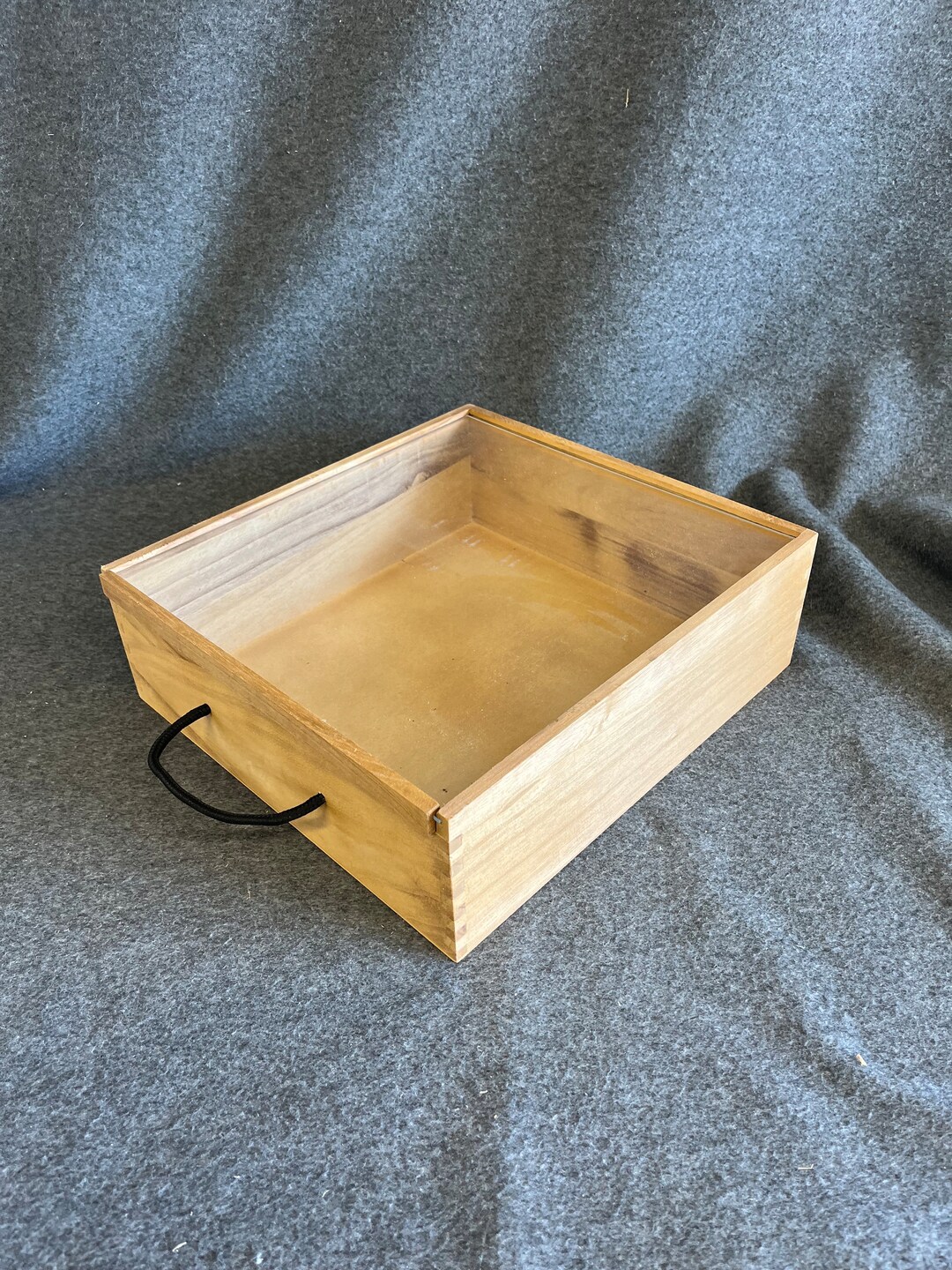 Shallow Box With Sliding Lid - Display Case - Etsy