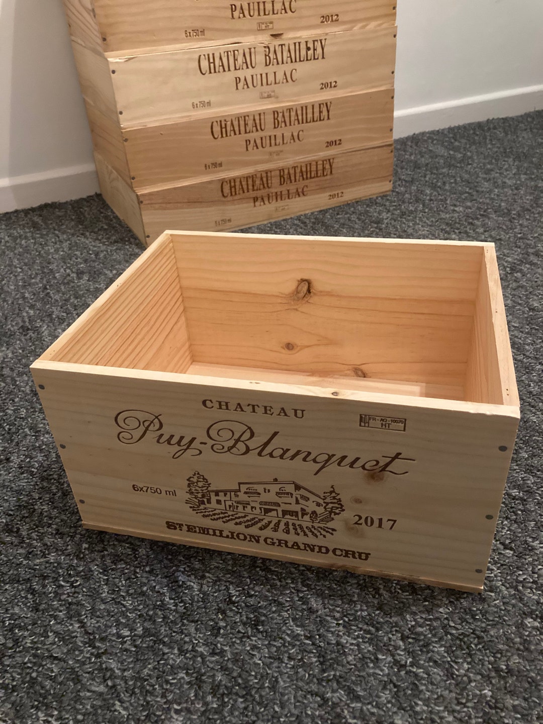 Genuine 6 Bottle Wine Box - Etsy
