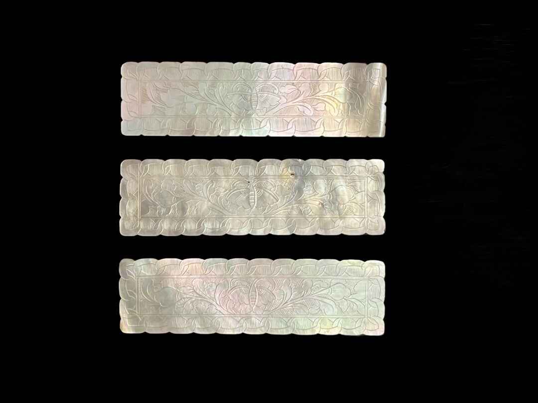 3 Antique Chinese Gaming Counters – Gaming Tokens, Mother of Pearl ...