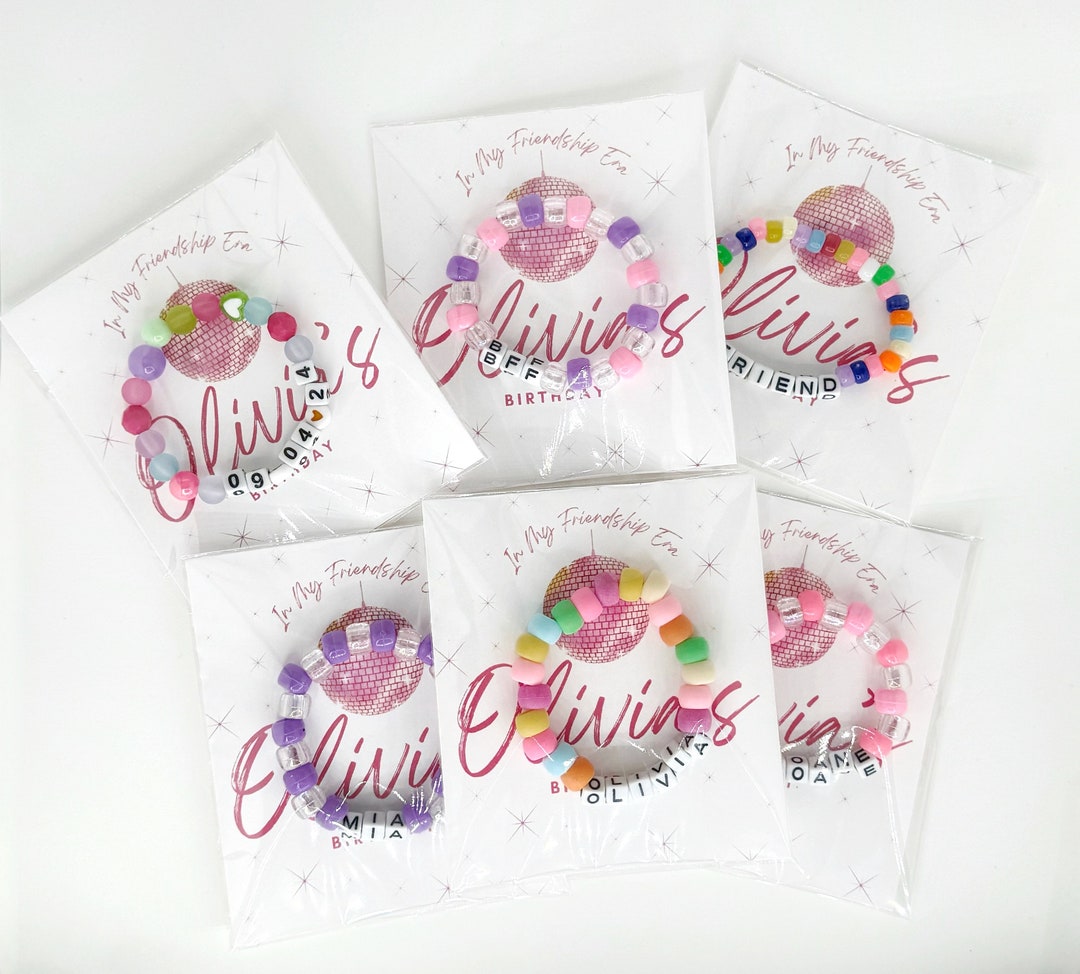 Friendship Bracelet Party Favors, Birthday Party Favor Friendship ...
