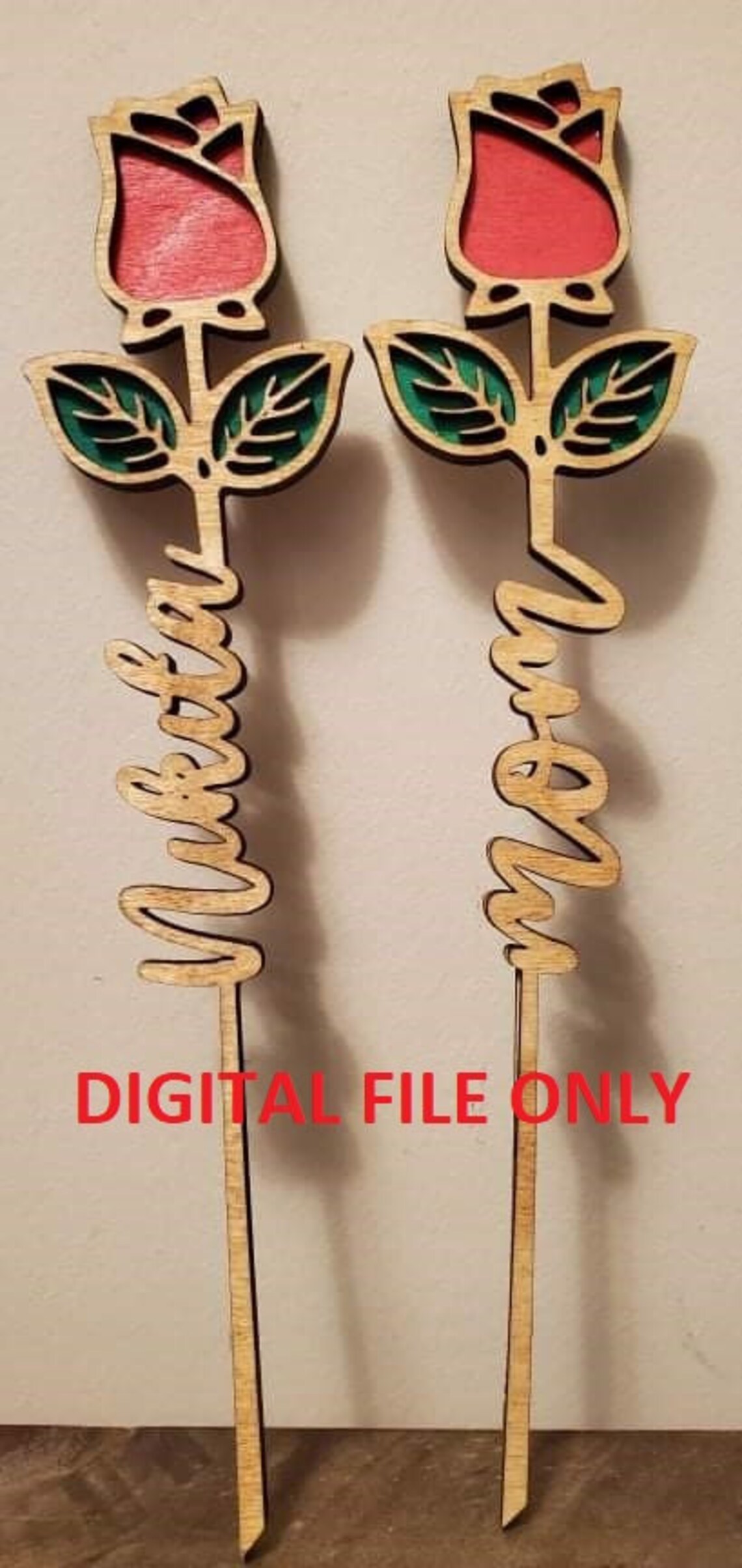 Name Rose SVG FILE ONLY - Etsy