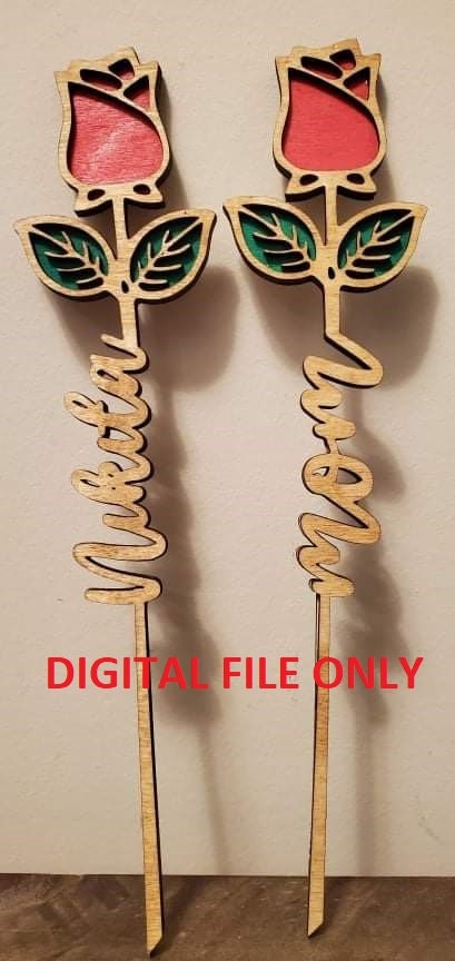 Name Rose SVG FILE ONLY - Etsy