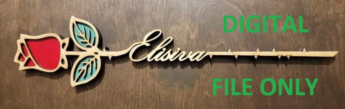 Name Rose SVG FILE ONLY - Etsy