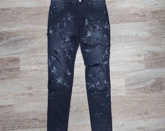 Star Custom Jeans - Etsy