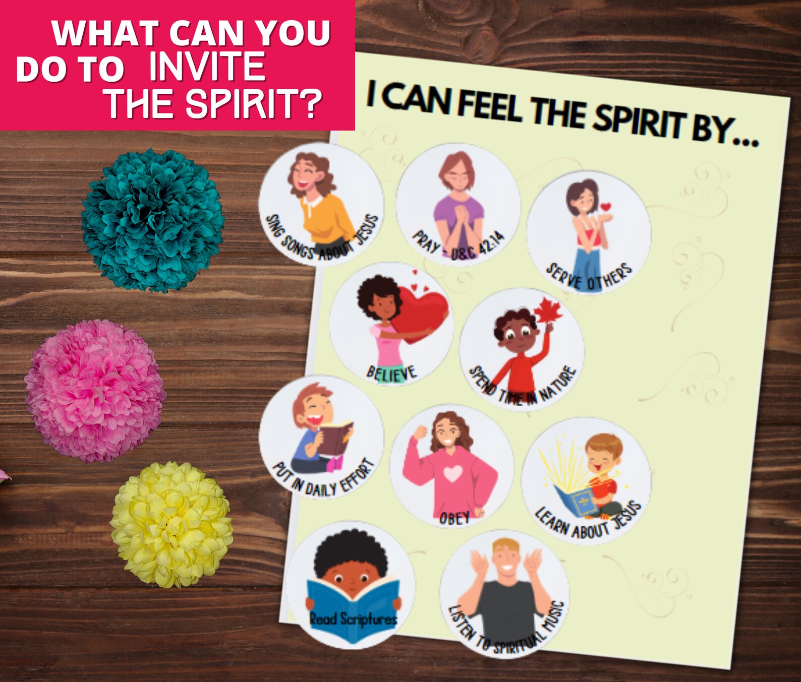 Holy Ghost Activity Bundle: Folder Games, Scripture Tracing, Coloring ...