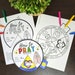 How to Pray Coloring Spinner Wheel & Coloring Page Steps of Prayer ...