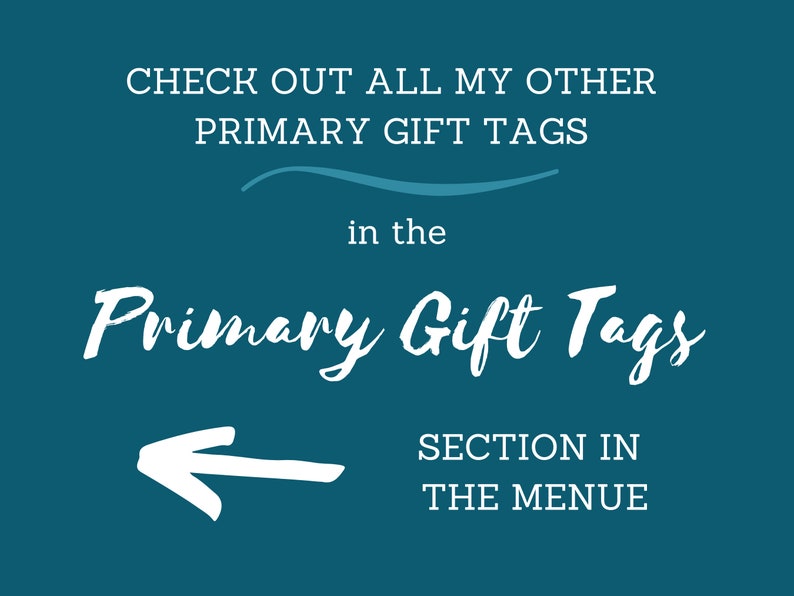 LDS Primary Program Ring Pop Gift Tag Digital Download | Lds Primary ...