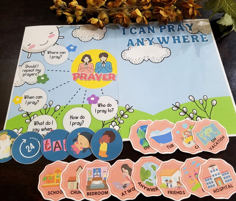 PRAYER Folder Game Printable Learn About Prayer Come Follow Me Families ...