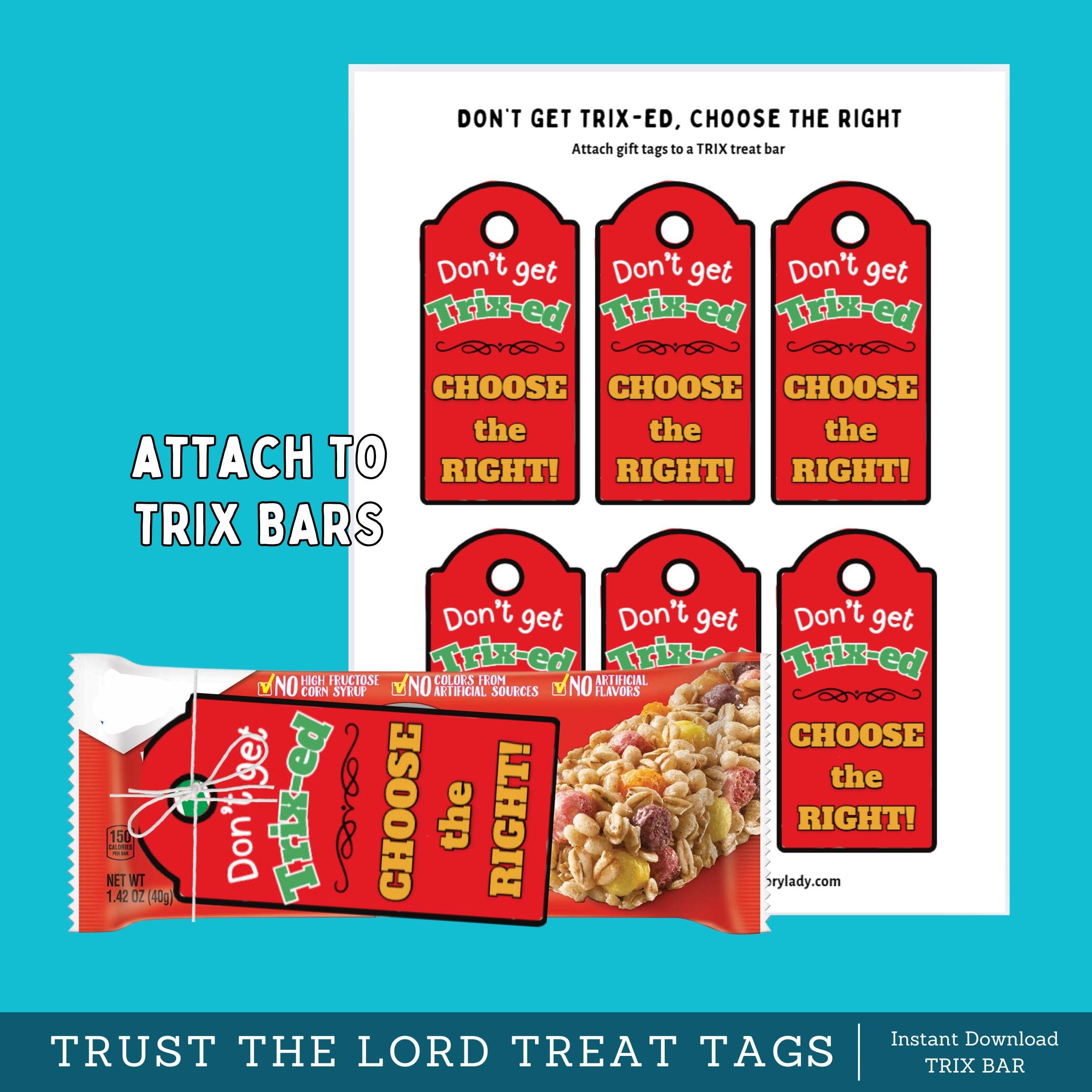 Don't Get Trix-ed! Choose the Right Handout Tags, LDS Come Follow Me ...