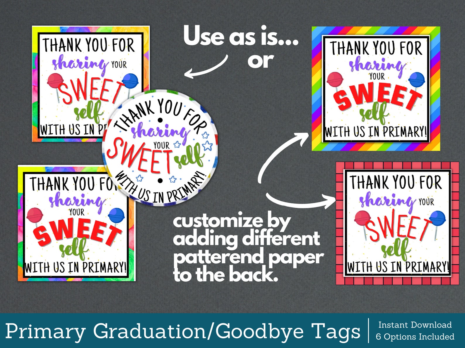 LDS Primary Goodbye Treat Gift Tags | Moving, Graduating, Leaving ...