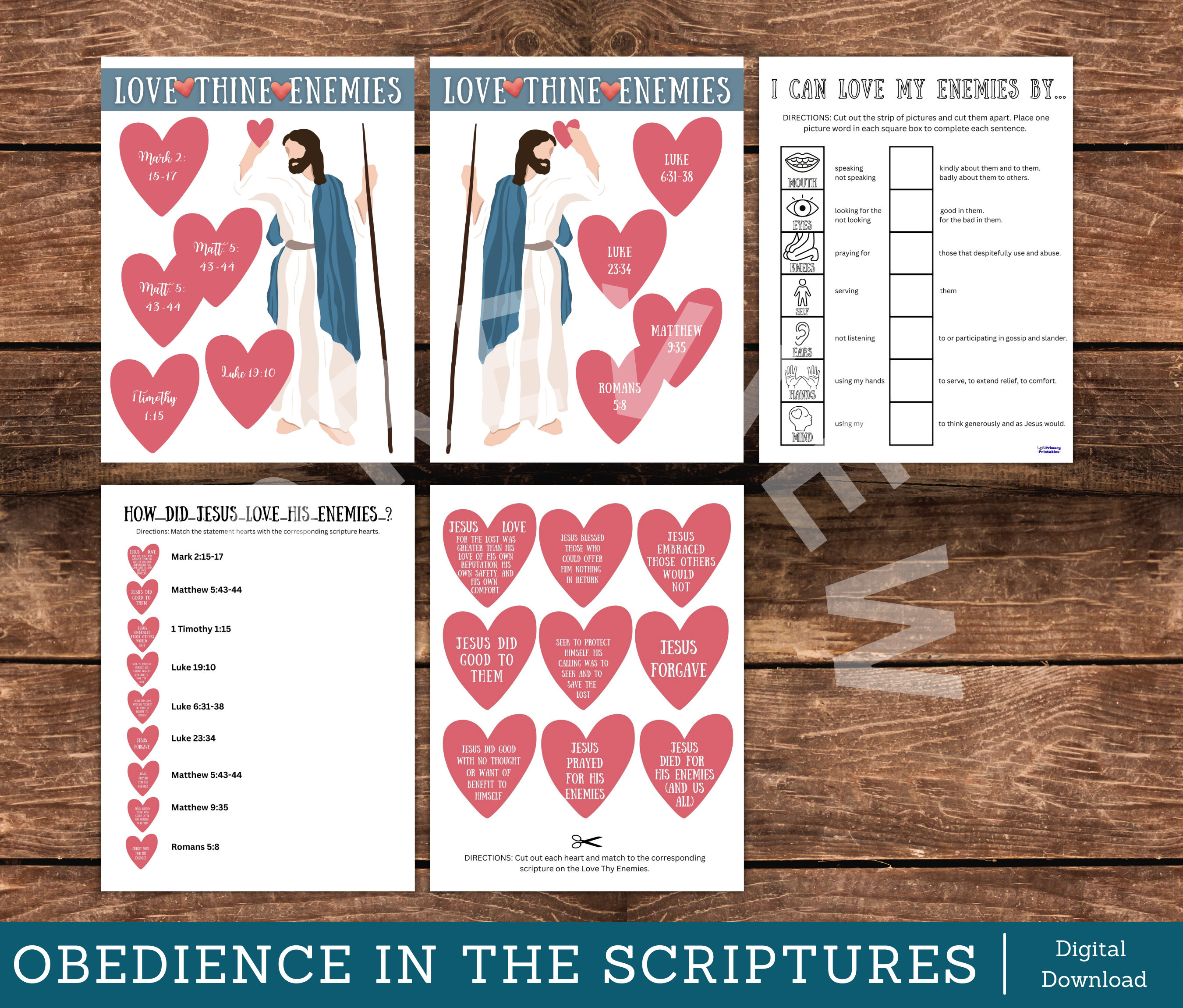 Love Thine Enemies, Matthew 5:44, Luke 22 Vs 50-51 I Can Love My ...