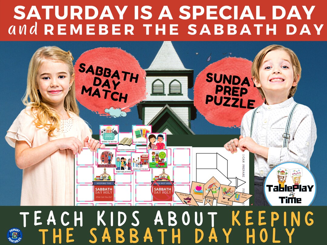Keep Sabbath Day Holy Games L Saturday is a Special Day & Remember the ...