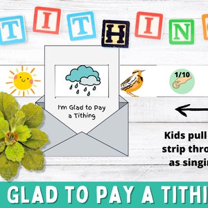Tithing Kids Activity Bundle: Folder Game, Coloring, Tithing Song ...