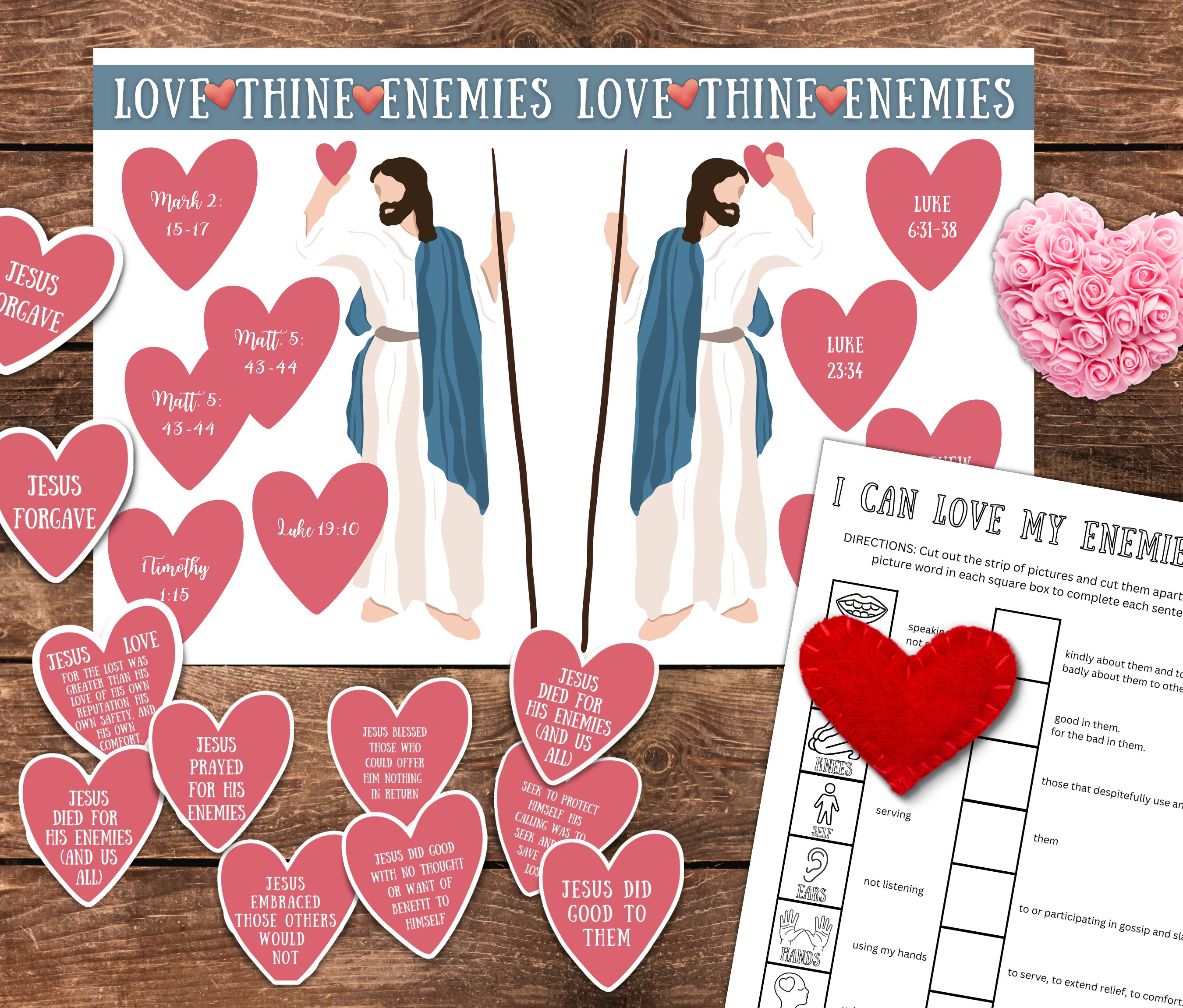 Love Thine Enemies, Matthew 5:44, Luke 22 Vs 50-51 | I Can Love My ...
