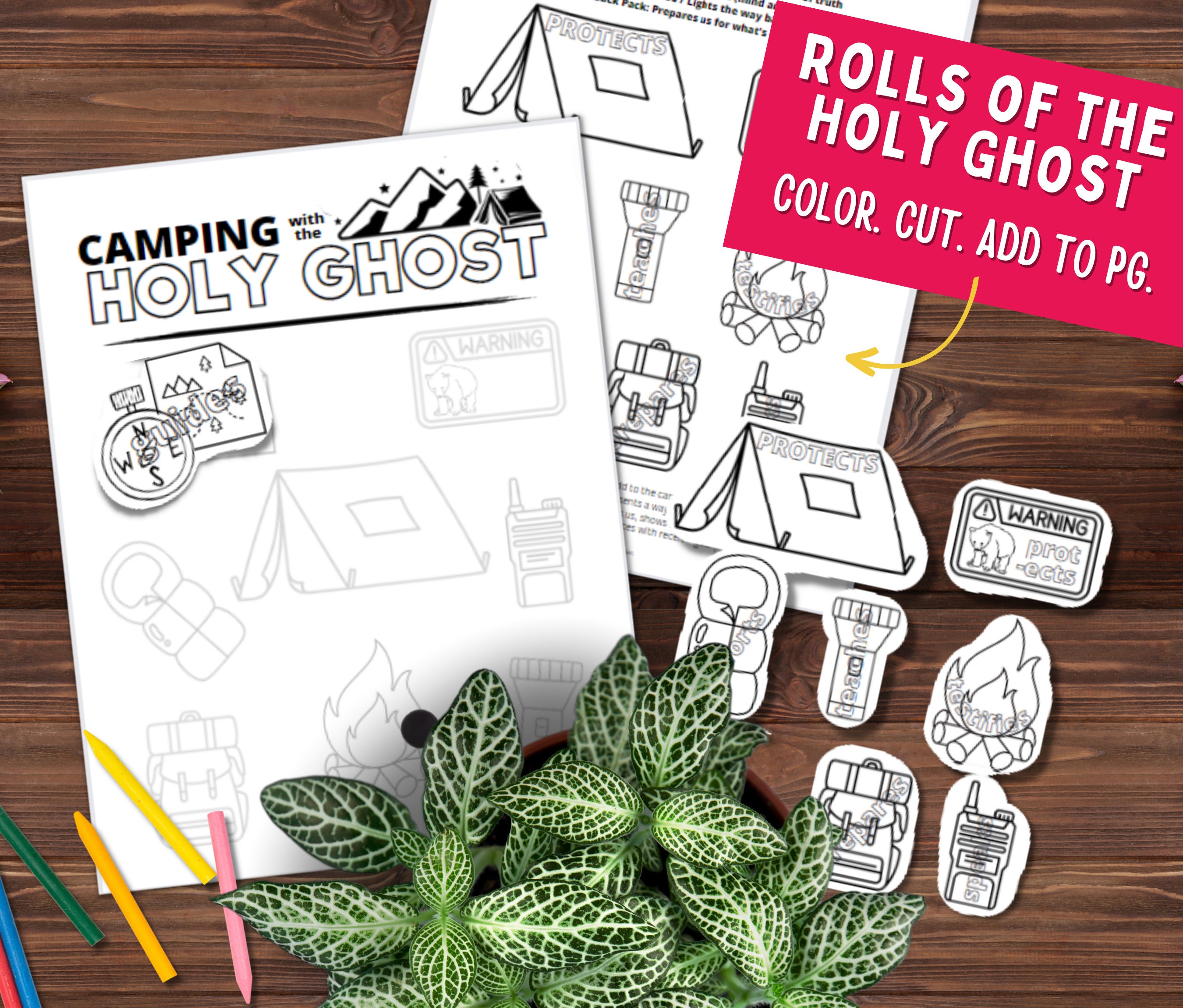 Rolls of the Holy Ghost Printables Kids Bible Coloring Pages James ...