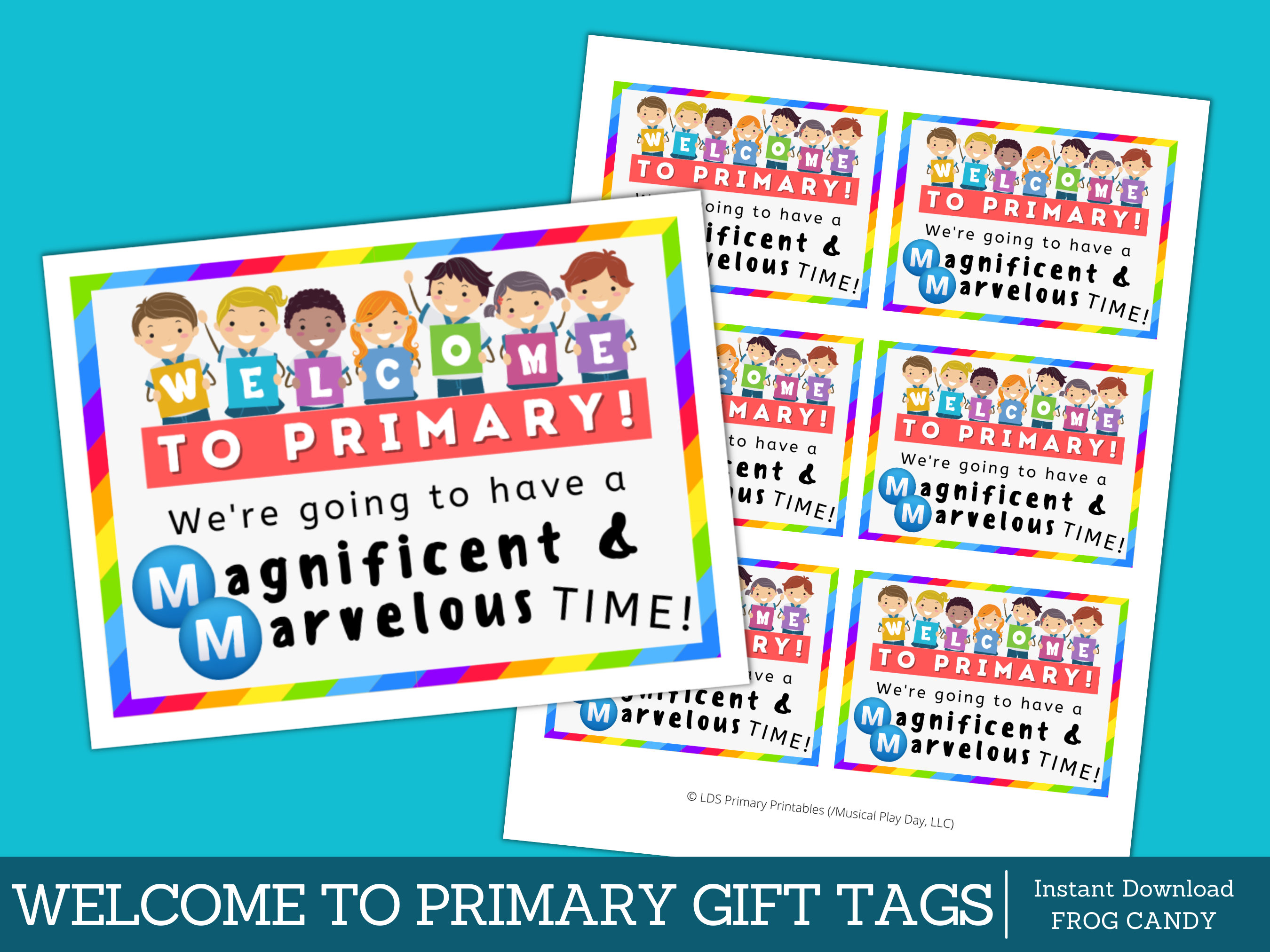 Welcome to Primary Gift Tags (instant Digital Download Printable ...