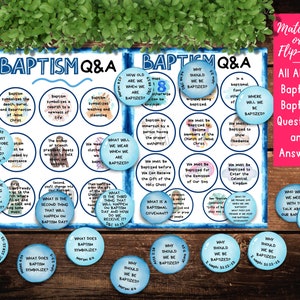 All About Baptism Folder Game | Baptism Prep Activities Baptism Lessons ...