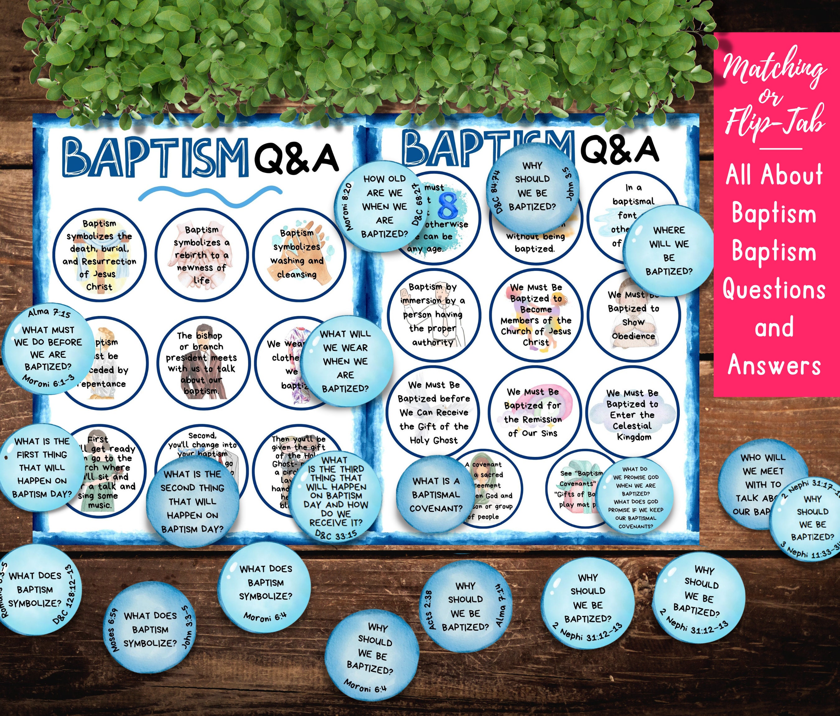 All About Baptism Folder Game | Baptism Prep Activities Baptism Lessons ...