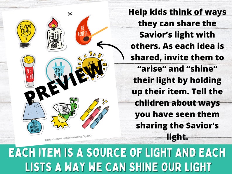 Sharing Jesus Light & His Gospel Shine on Activity Bundle | Matthew 5: ...