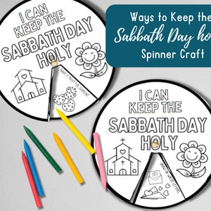 Keep Sabbath Day Holy Kids Printable Activity Bundle Folder Game ...