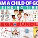 Tithing Kids Activity Bundle: Folder Game, Coloring, Tithing Song ...
