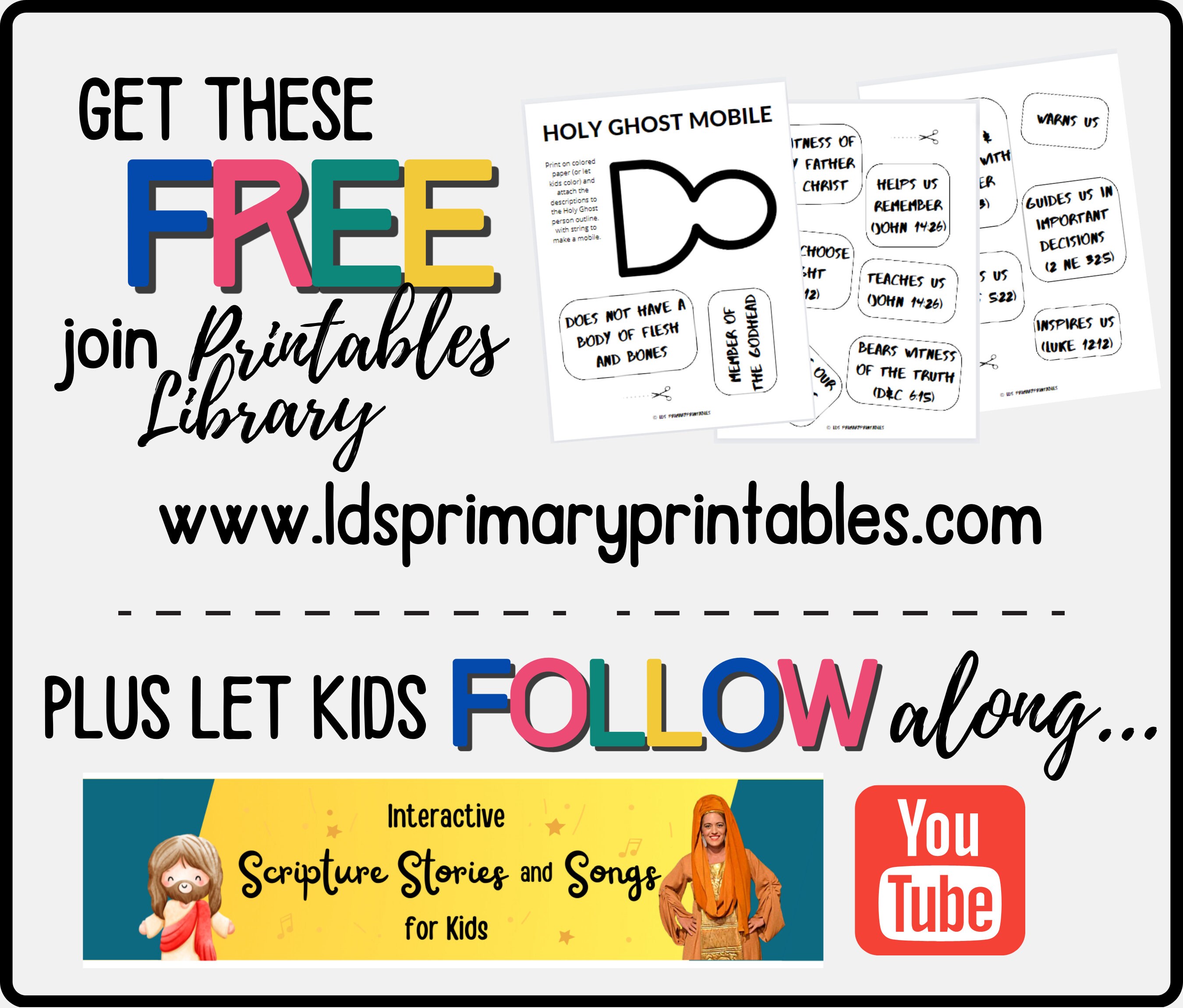 Godhead: Jesus, Heavenly Father God, Holy Ghost Coloring Flipbook | LDS ...