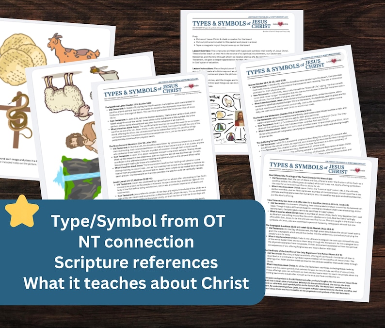 YOUTH ADULT LDS Come Follow Me Lesson Bundle: Old Testament Types ...