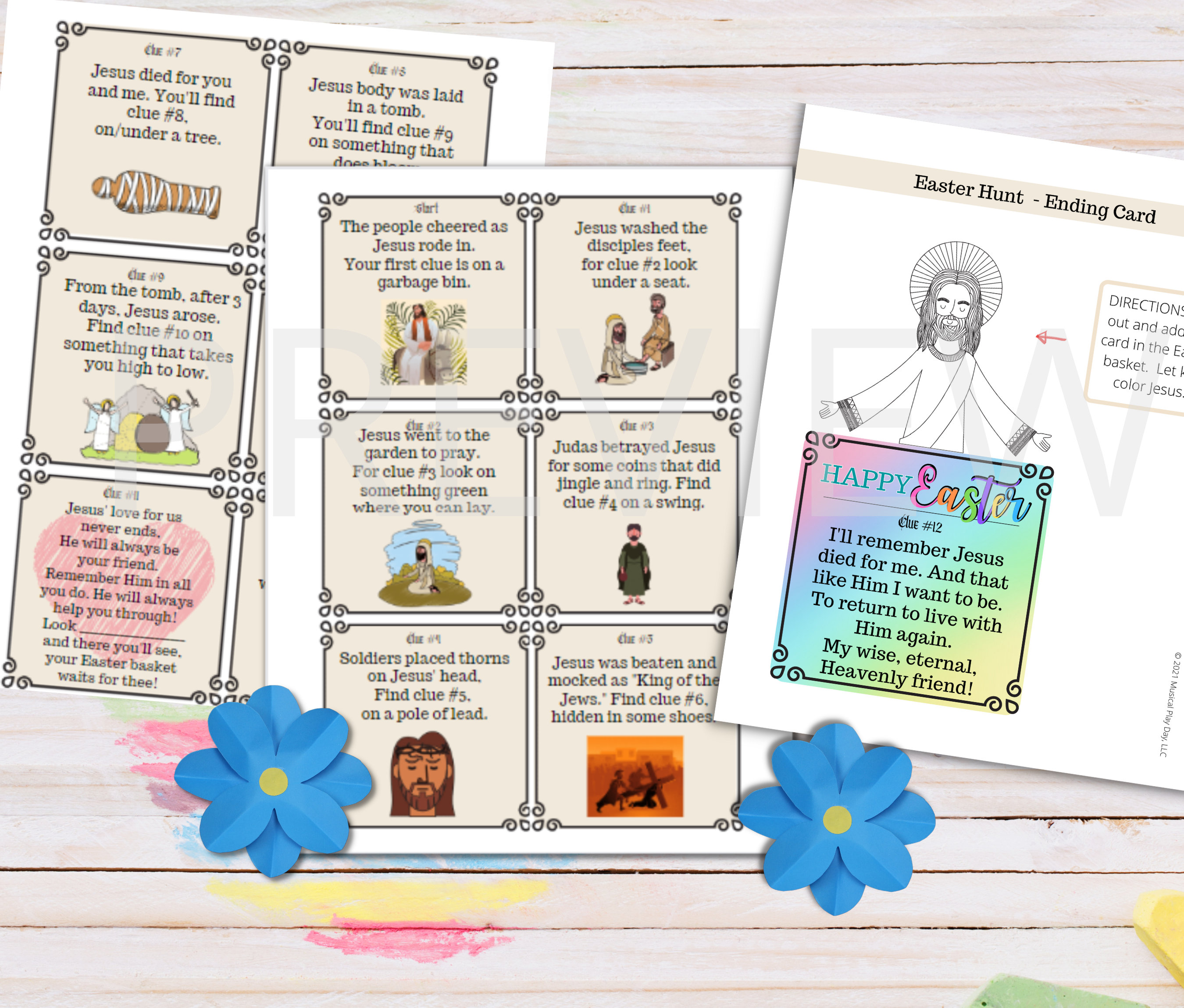 Christ-centered Easter Basket Scavenger Hunt OUTDOOR EDITION Easter ...