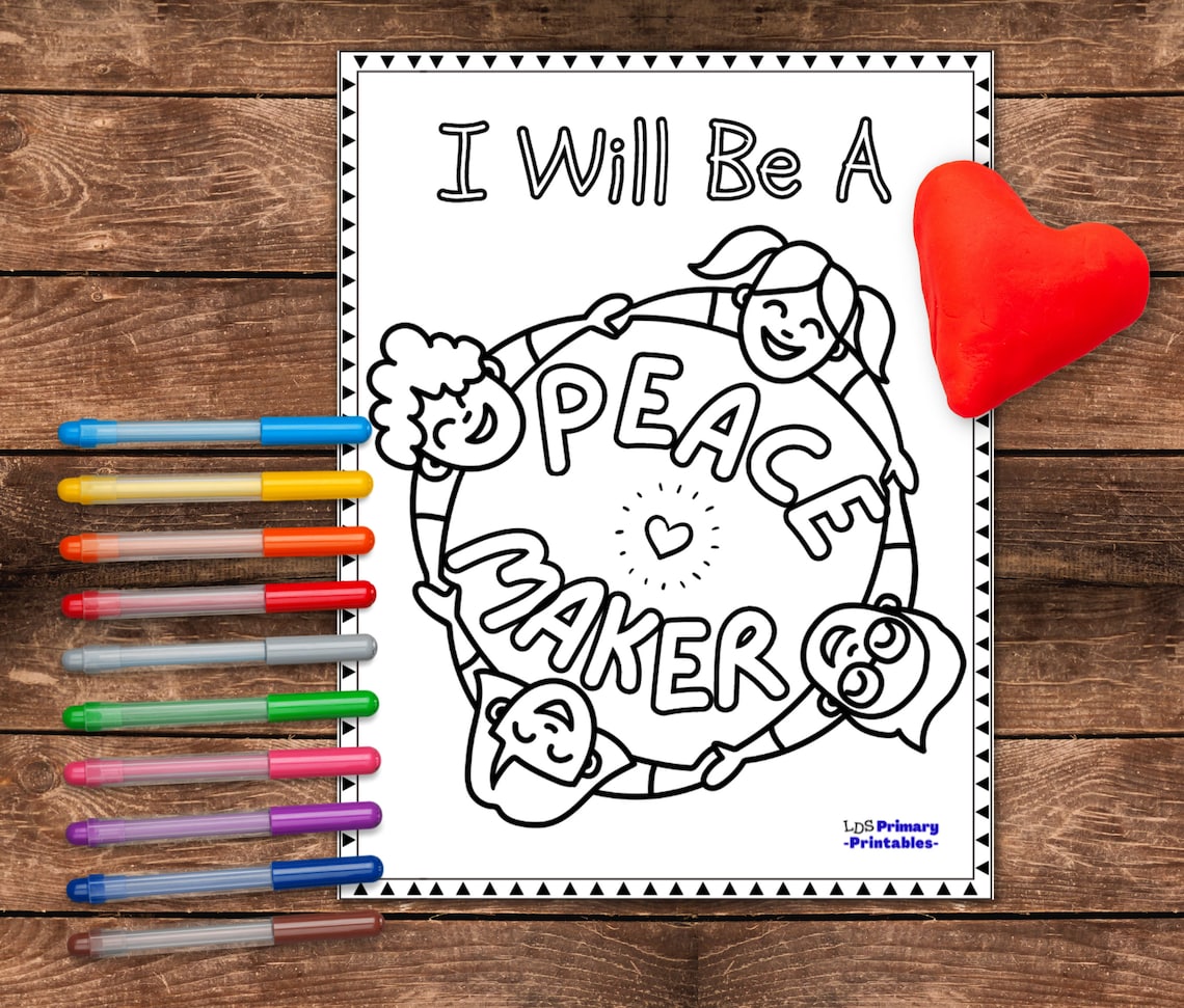 Ways to Be A Peace Maker Game | Beatitudes Sermon on Mount | Kids Bible ...