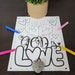 God is Love Wreath Craft John 4:16 Kids Bible Craft and Coloring Page ...