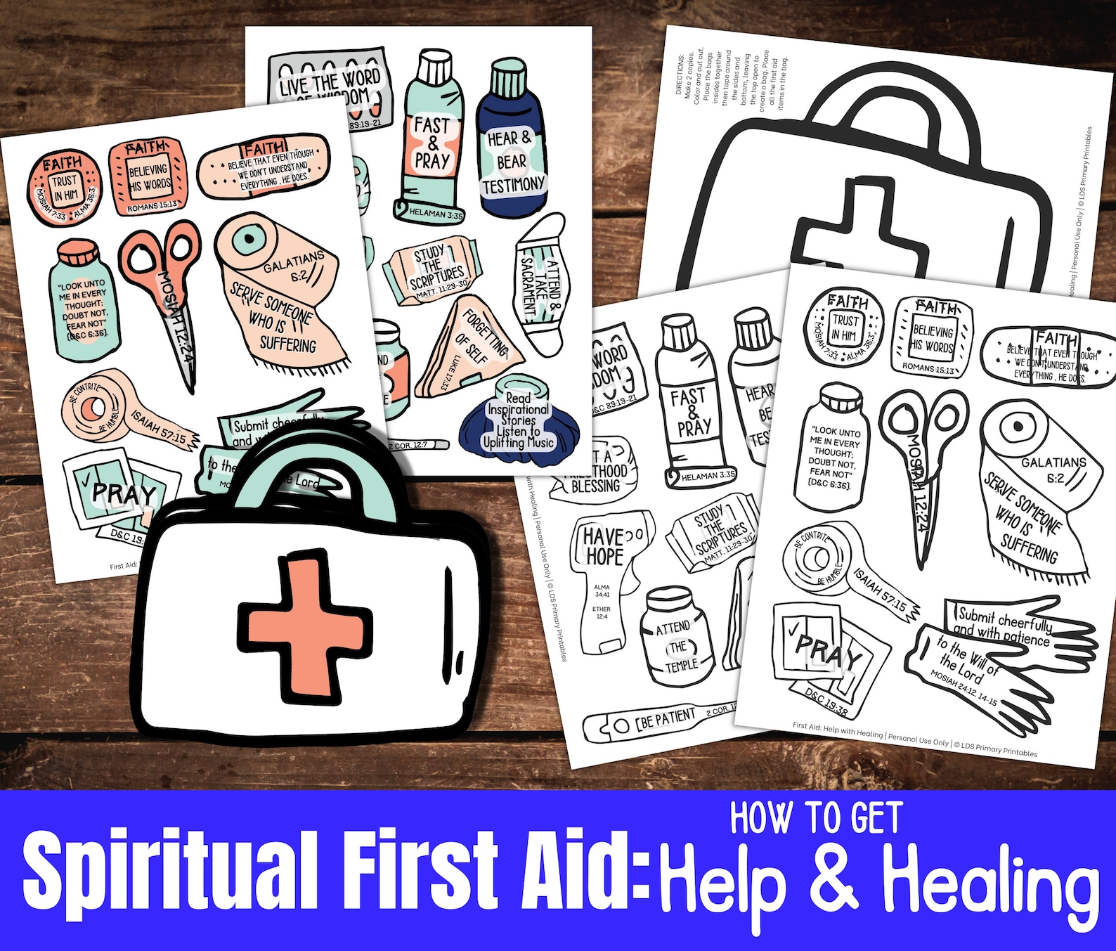Jesus Can Heal Me First Aid Craft: Obtaining Healing | Come Follow Me ...